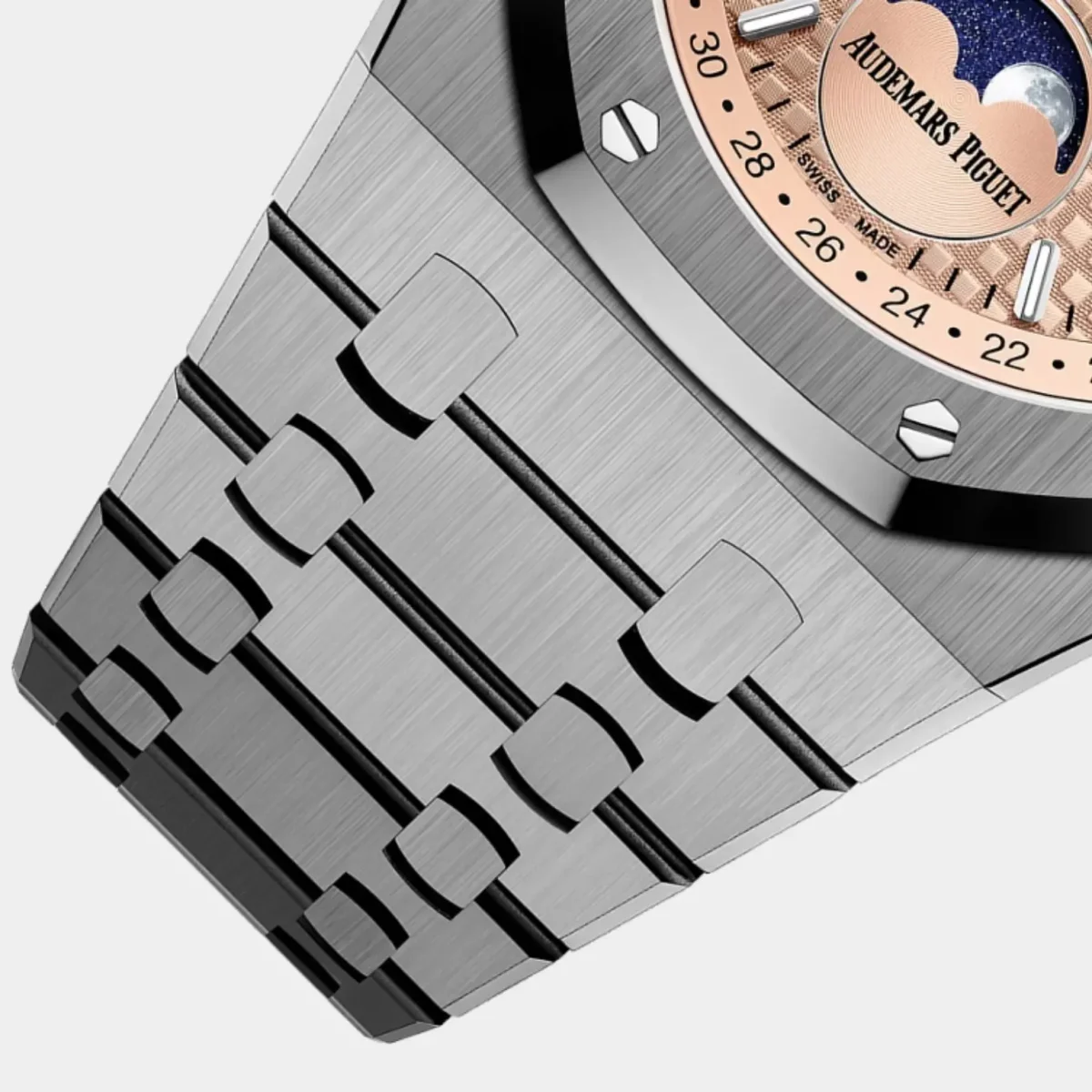 Audemars Piguet Chronograph Moon Phase Dial Silver Bracelet