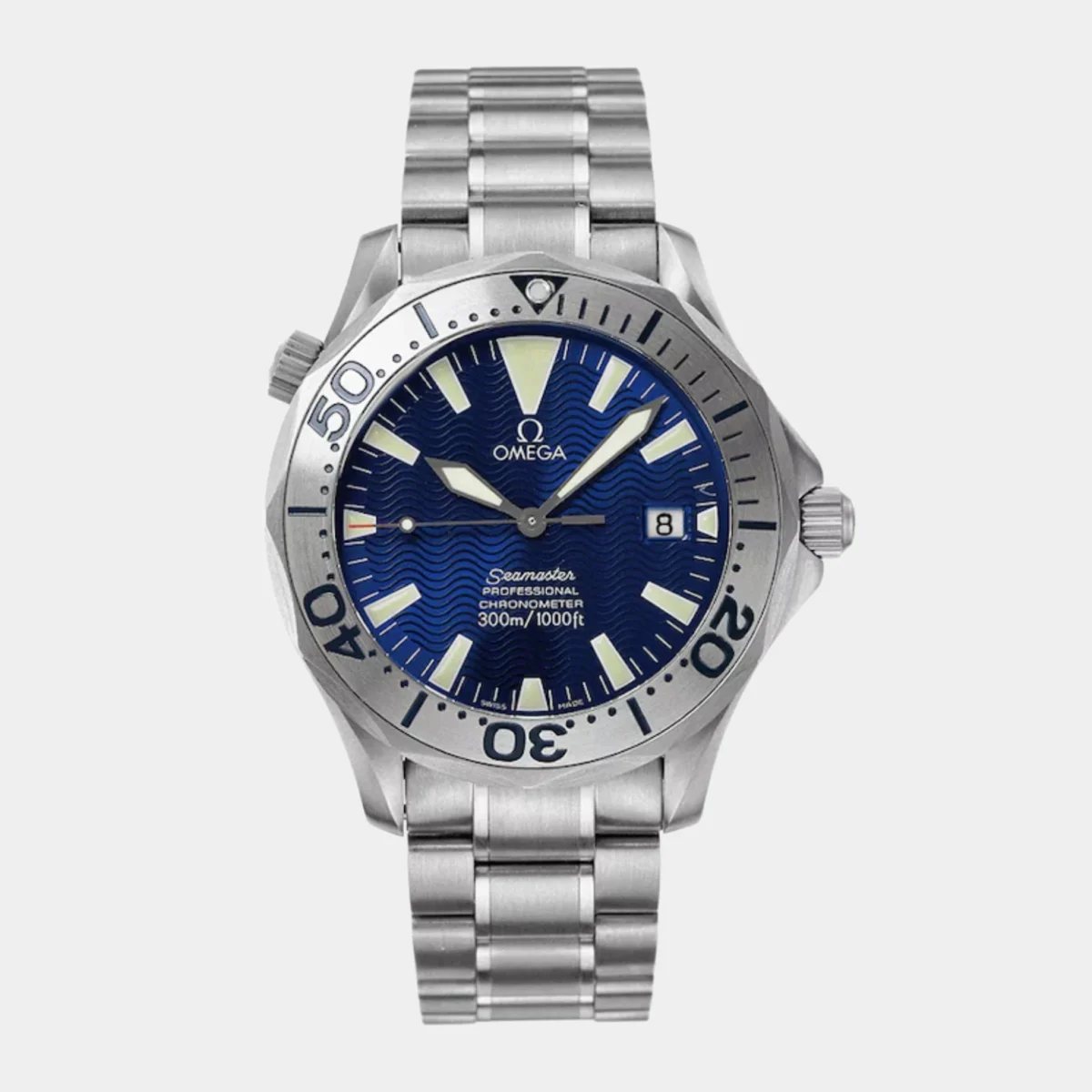 Omega Seamaster Blue Dial Steel Men's Watch - Omega Watches