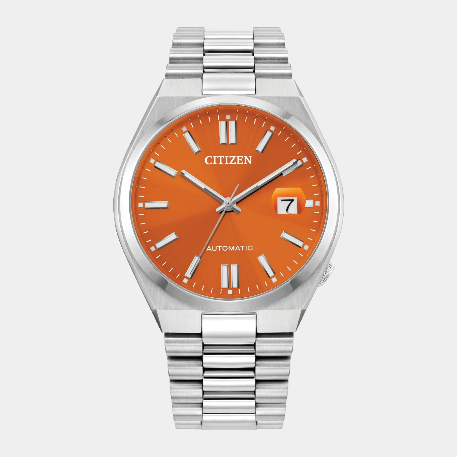 Citizen Tsuyosa Automatic Stainless Steel Orange Dial Watch